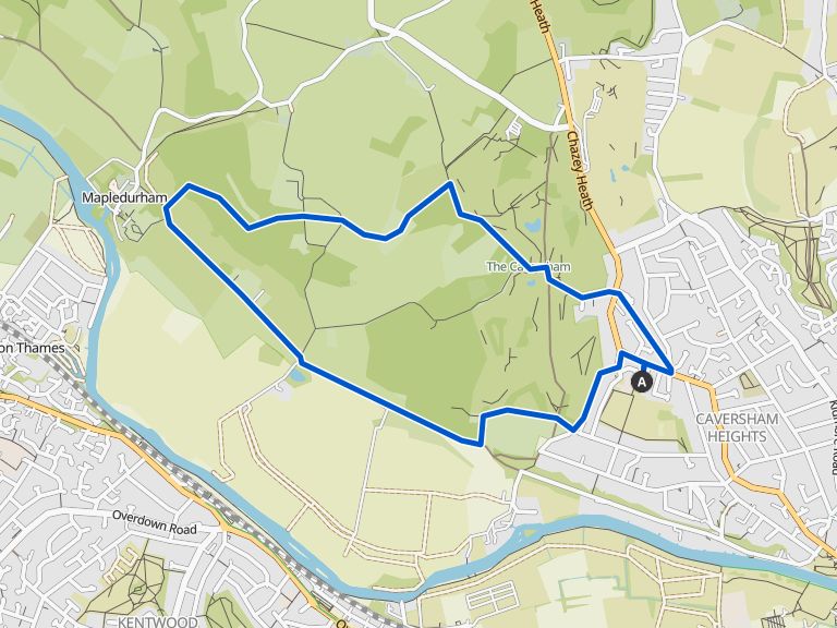 Old Palm and Chazey Wood loop from Caversham Heights — Chiltern Hills ...